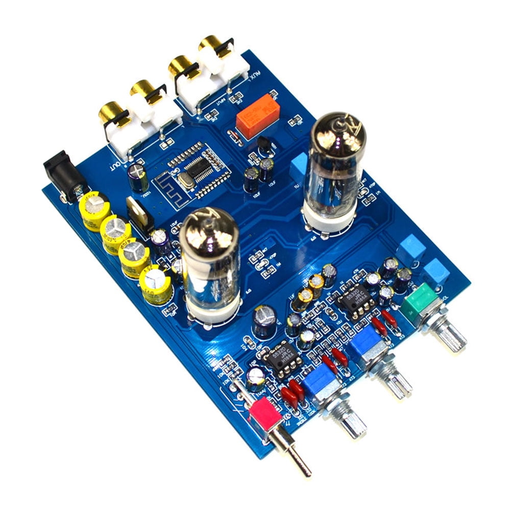 Buy NE5532 DC12V2A Bluetooth 4.2 HIFI Preamplifier 6J5 Home Audio Tube ...