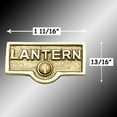 Switch Plate Tags LANTERN Name Signs Labels Lacquered Brass Traditional ...