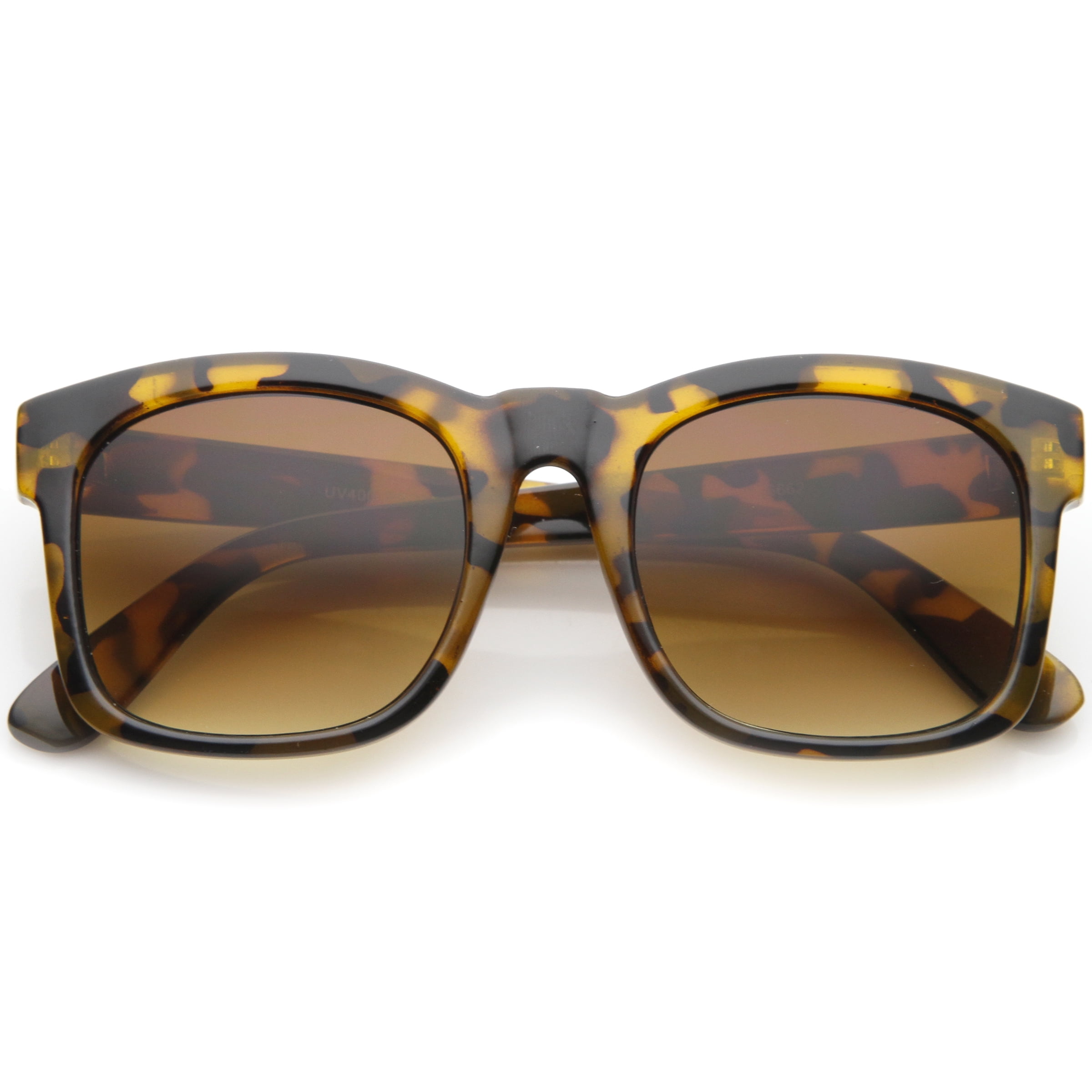 sunglassLA - Classic Oversized Bold Horn-Rimmed Frame Square Sunglasses ...