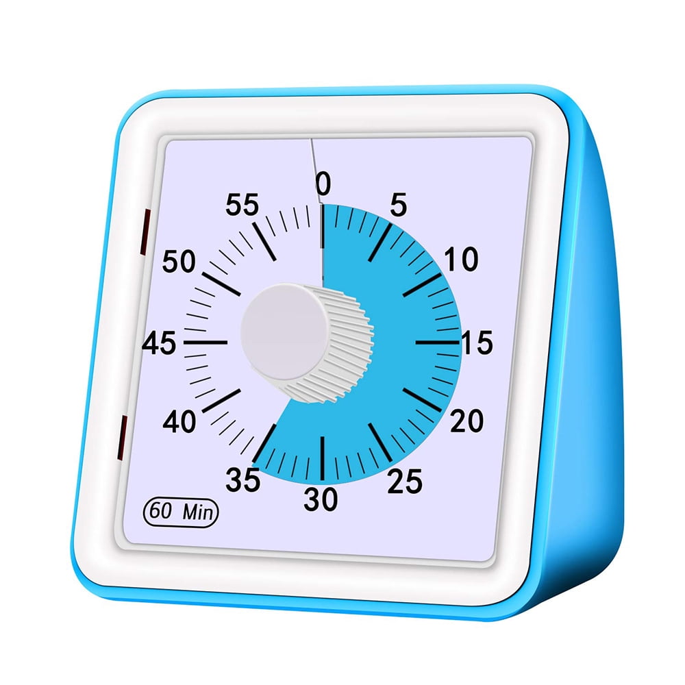 60-minute Visual Analog Timer Reading Timer Quiet Counting Time ...