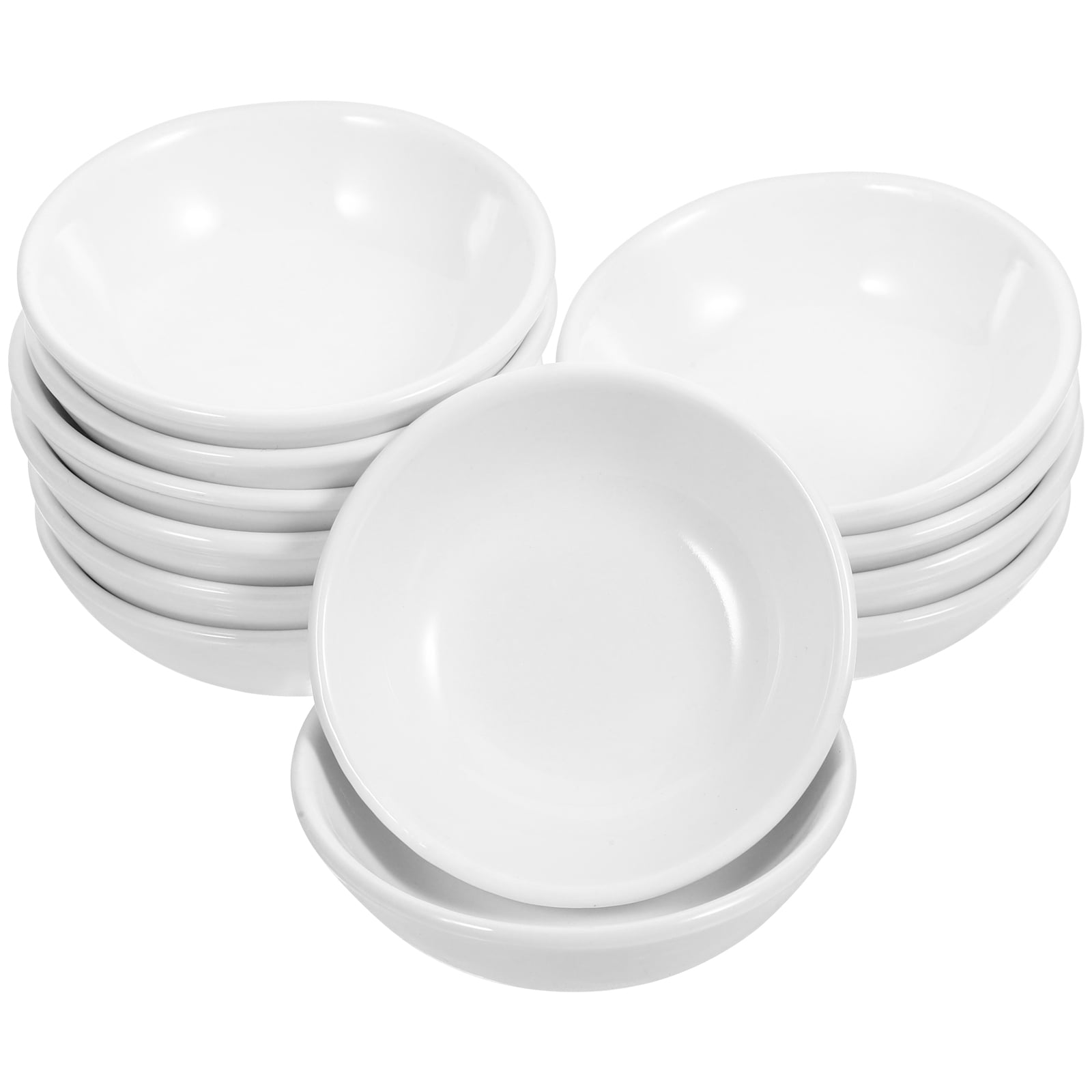 Click here for Raindrops White Ceramic Dipping Bowls For Home Use... prices