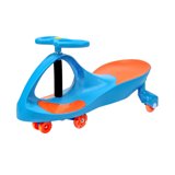 Joybay Premium LED-Wheel Swing Car Ride on Toy - School Blue, Great for ...