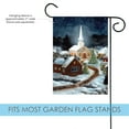 Toland Home Garden Winter Church Winter Flag Double Sided 12x18 Inch ...