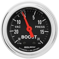 AutoMeter 6107 CobaltT Mechanical Boost/Vacuum Gauge - Walmart.com