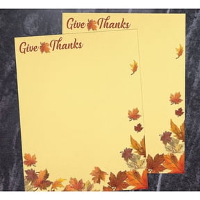Great Papers Give Thanks - Letter A Size (8.5 in x 11 in) 60 lbs - 80 ...