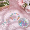 3 Styles Natural Selenite Beads Dyed Round Mixed Color 6.5-10mm Hole: 0 ...
