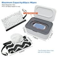 Rumbeast Portable Baby Wipes Dispenser with 2 Pack Pouch Bags ...