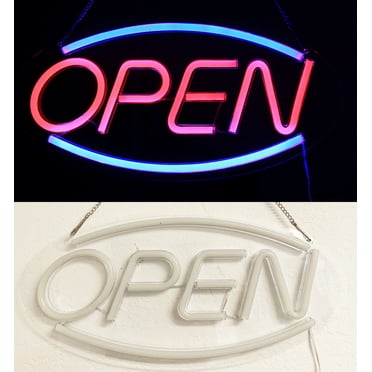 LED Neon Open Sign with Animation & Power Switches, Energy Efficient ...