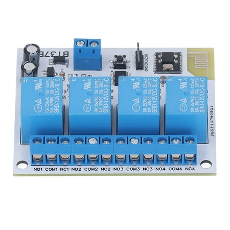 Relay Module, PCB Compact Safe RF Remote Control Relay Panel 4 Channel ...