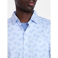 George Men's and Big Men's Button Up Performance Shirt with Short ...