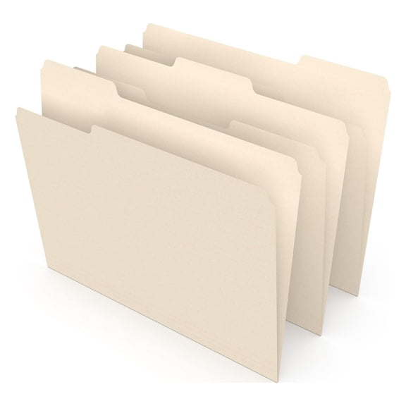Smead Office File Folder, 1/3 Cut Third Position, Reinforced Top Tab ...