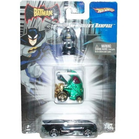 Hot Wheels 1:64 Scale Batman Series Die-Cast Cars Set - The Riddler's ...