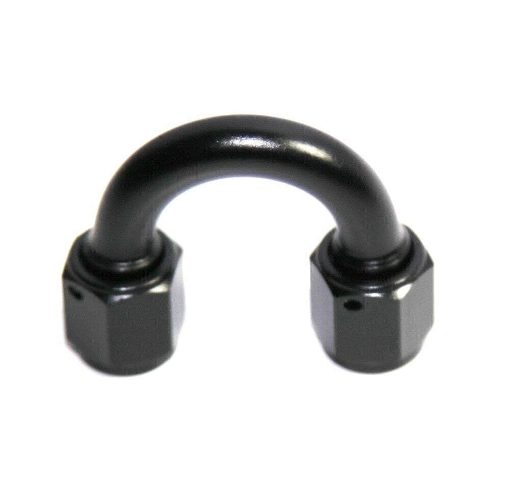 (one) AN4 Female to 4AN AN-4 Female 180 Degree U Shape Swivel Fitting ...