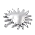 304 Stainless Steel Pendants Heart Charm Anti- Stainless Steel Color ...