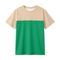 Color Short Sleeve For Boys Casual Comfortable Kids Tee Shirt With ...