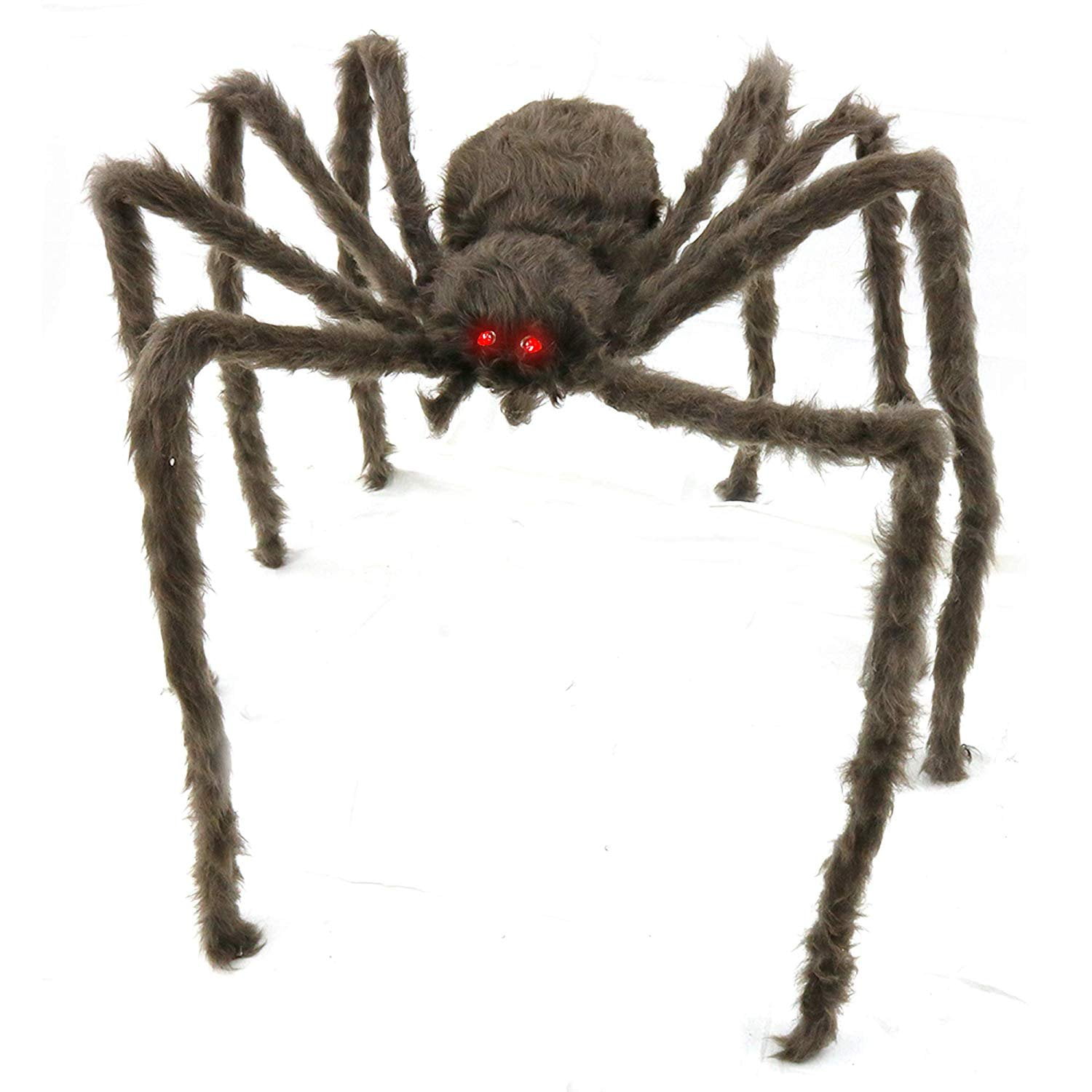 Big Mo's Toys Creepy Spider - Hairy Real Look Tarantula Spider with Red ...