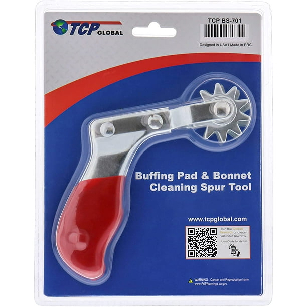 TCP Global Brand Polishing and Buffing Pad Cleaning Spur Tool for Revitalizing Polisher Compound ...