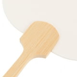 DIY Handheld Paper Fan for Crafts with Wood Detail White Color Perfect ...
