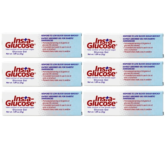 Glutose 15 Oral Glucose Gel Lemon Flavor 3.75gm for Low Blood Sugar ...