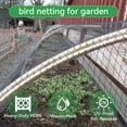Bird Netting for Garden 15x20 Ft, 1/2 Inch Mesh Heavy Duty Garden ...