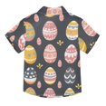 Dailycode Small Short Sleeve Button Down Shirts Easter Egg with Grass ...
