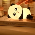 D.FAMILY Panda Night Light for Kids, Usb Rechargeable Color Changing ...
