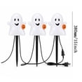 3 Sets Integrated Halloween Cute Ghost Lights, Glowing Ground Stake LED ...