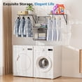 2 Pack Laundry Room Shelves Organization and Storage,Wall Mounted ...
