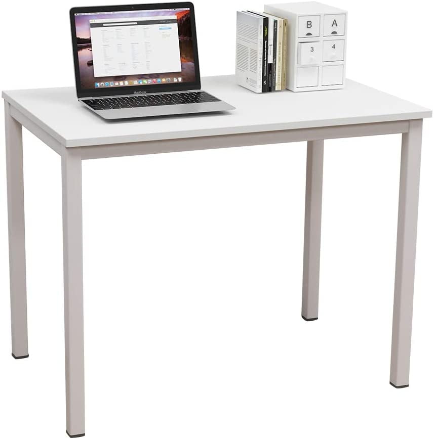 39 inches Computer Desk Home Office Desk with Shelves Workstation Work ...