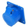 CEE Socket IP44 220-250V PC Brass Blue 3 Pin Concealed Industrial ...