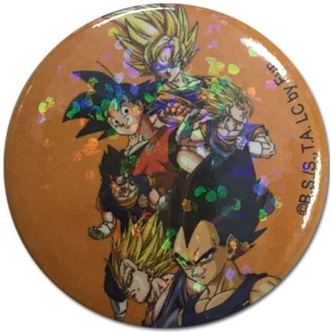 Dragon Ball Z Goku Glitter Licensed Anime Button GE-16883 - Walmart.com