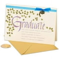 Papyrus Greeting Card, 5" x 7", Calligraphy and Ivy Graduation with ...