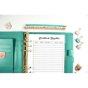 Checkbook Register Inserts for 7 Disc Planners - Walmart.com