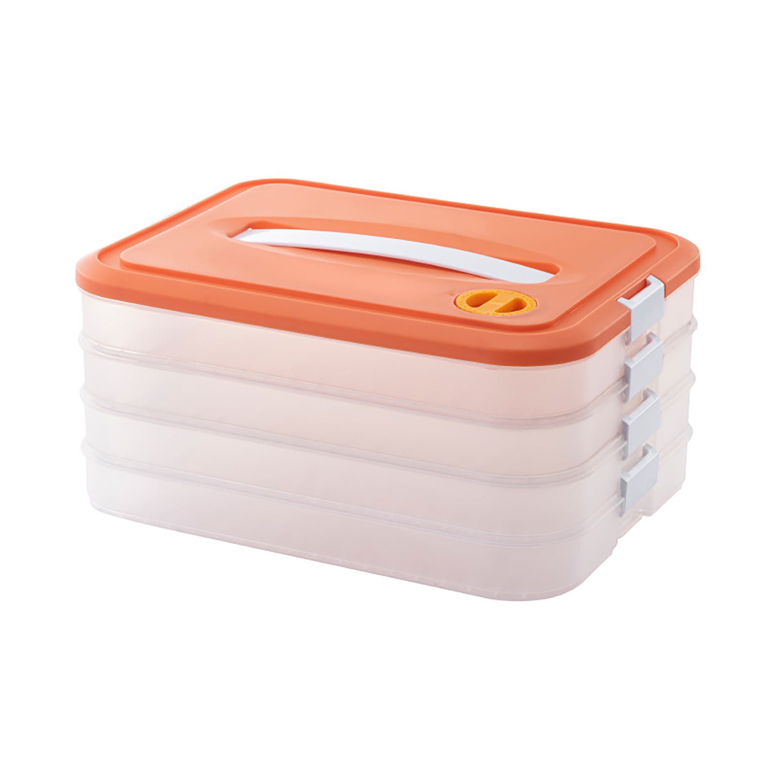 SSBSM Food Storage Box with Date Dial Anti-sticking Texture PP Picnic ...