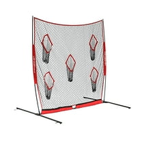 GoSports 8' x 8' Football Throwing Net - Heavy Duty Practice Trainer ...