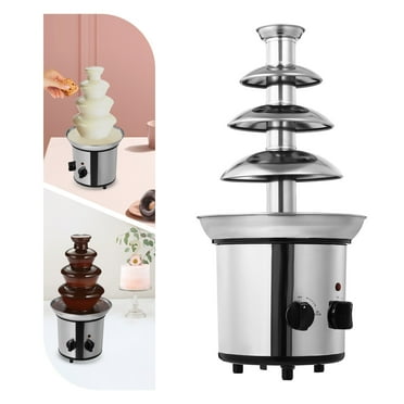 Chocolate Fountain Machine, 4 Tier Electric Chocolate Fondue Fountain ...