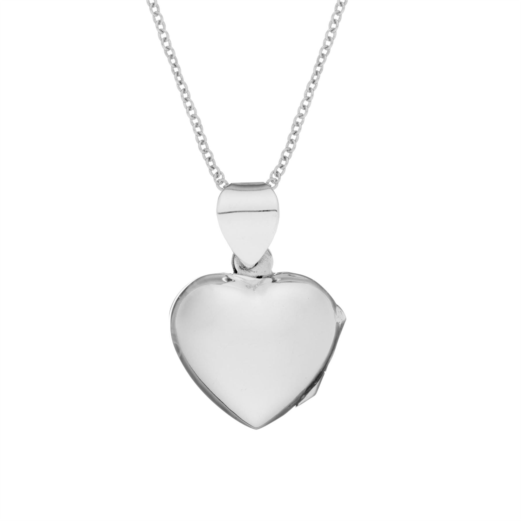 Silverly Women's 925 Sterling Silver Puffed Heart Love Friendship ...
