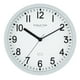 Mainstays Basic Indoor 8.78" Gray Analog Round Modern Wall Clock ...