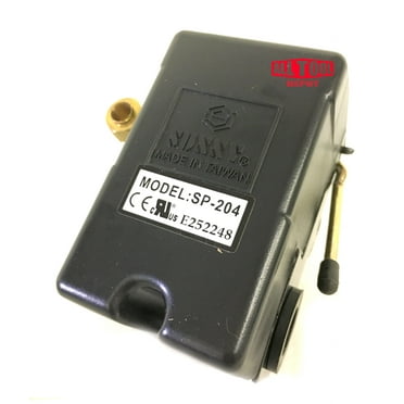9013FHG2J27M1X Air-Compressor Pressure Switch, 100 psi Set Off, 20 psi ...