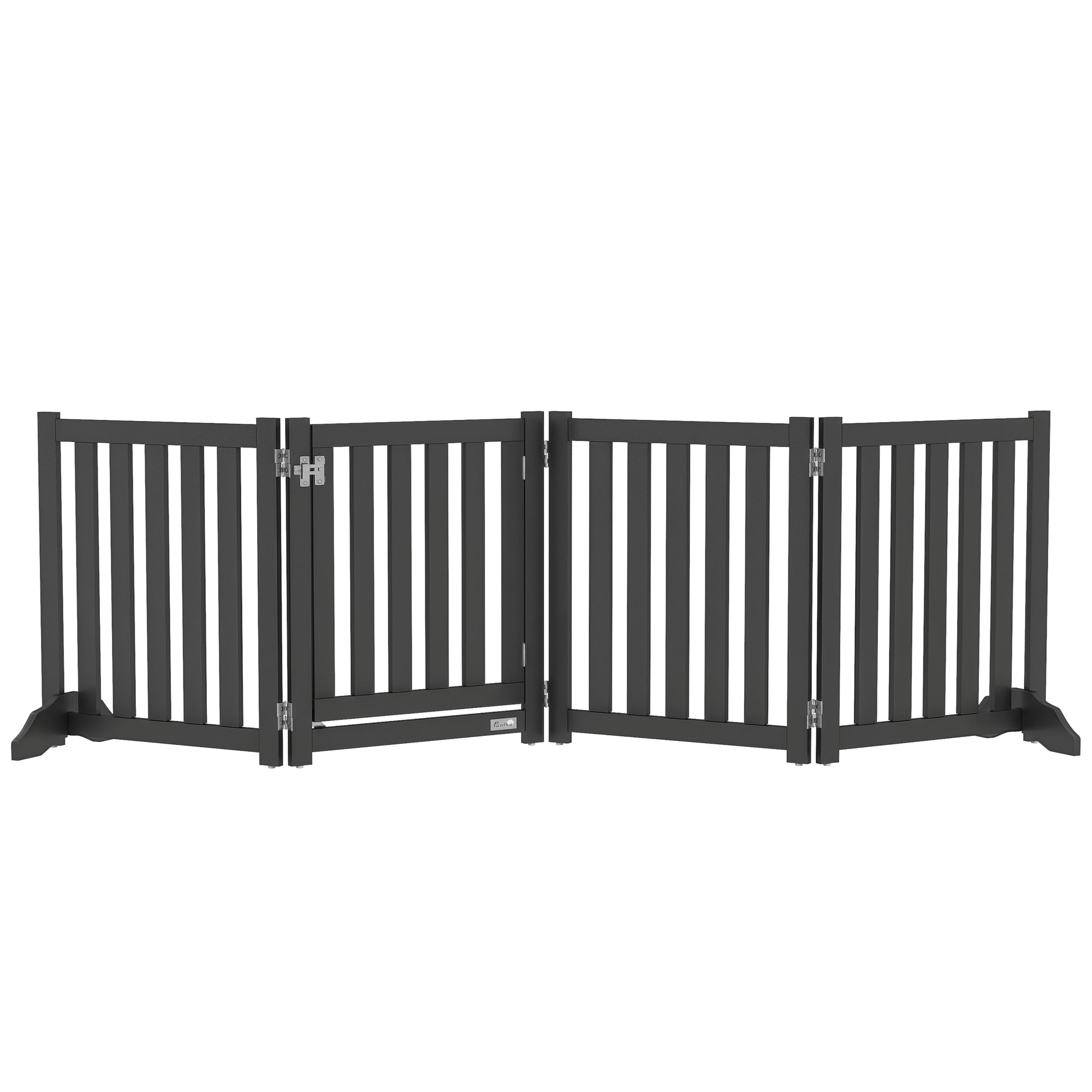 Click here for Pawhut Foldable Dog Gate With Door  4 Panels Pet G... prices