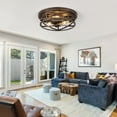 13-inch embedded ceiling light fixture, 3-light modern hallway ceiling ...