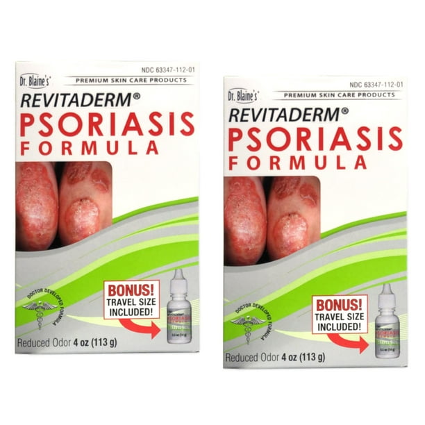 2 Pack - Dr. Blaine's Revitaderm Psoriasis Treatment , Reduced Odour ...