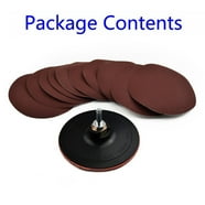 30-Piece Drill Bit Sanding Attachment Sandpaper 60/80/100 and 5 inch ...