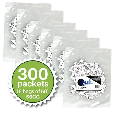 300cc O2 Out Oxygen Absorbers, 100 Pack (2 Packs of 50), FoodVacBags ...