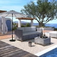 BESTSKY 2026 New Outdoor Sun Umbrellas Holder Set of 12 Parasols Stand ...