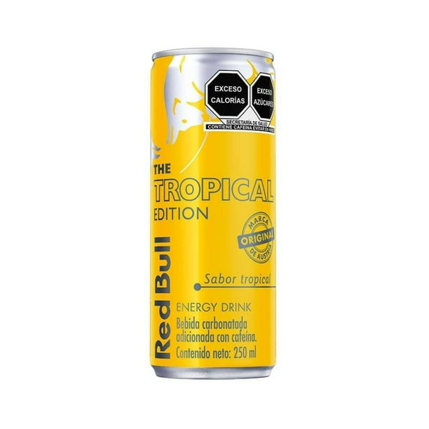 Bebida energética Red Bull sabor tropical 250 ml | Bodega Aurrera en línea