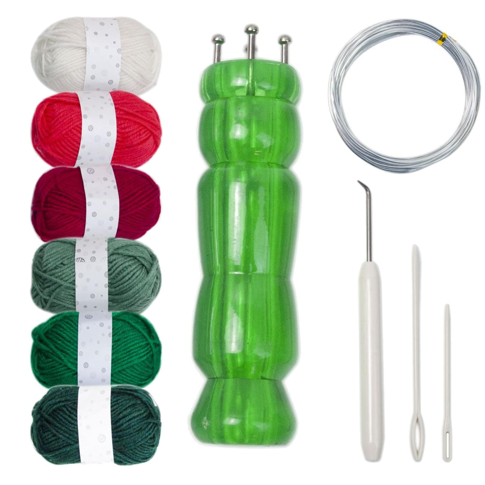 Knit Spool Loom Set Knitting Tool Hand Knitting Machine for Tube Scarf ...
