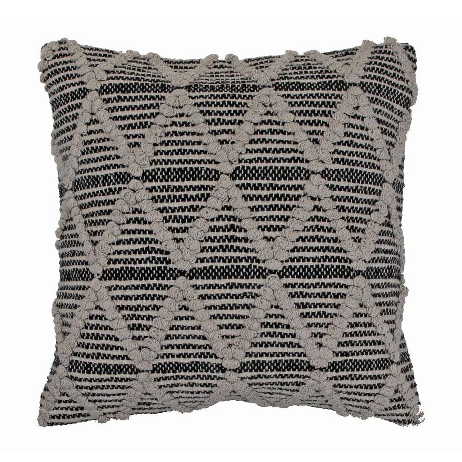 Click here for Ih Casadécor Cotton Handwoven Cushion (Diamond) -... prices
