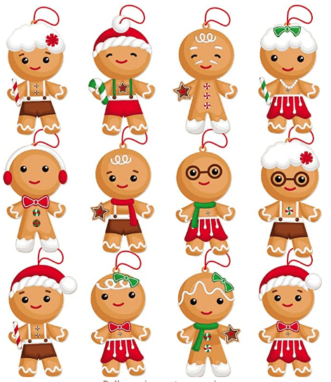 12 Gingerbread Craft Kit for Kids DIY Create Your Own Foam Gingerbread ...