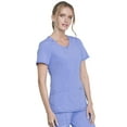 Infinity Cherokee Round Neck Nurse Scrub Tops for Women with 3 Pockets ...